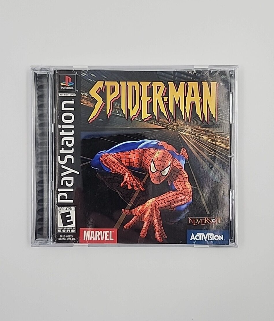 Spider-Man PS1 PlayStation 1 Complete CIB + Reg Card 710425230356| eBay