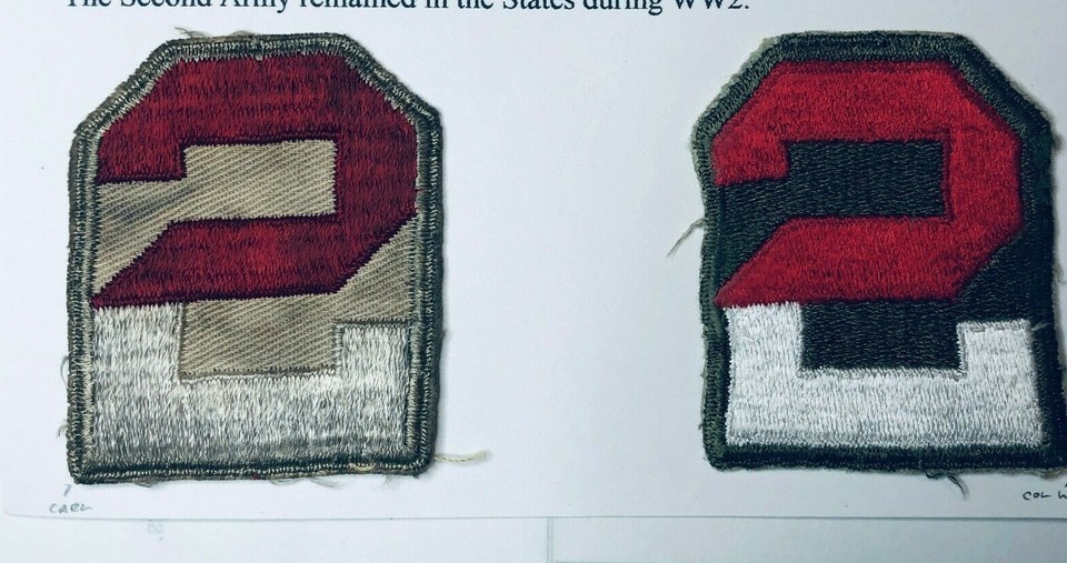 US Army United States 2nd Army Cloth Badge Patches | eBay UK