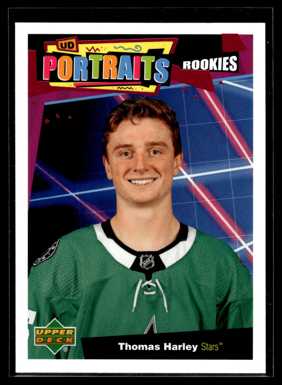 Thomas Harley 2020 Upper Deck UD Portraits Rookies Card #P-66 | eBay