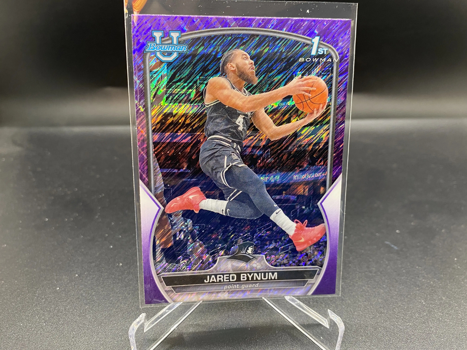 Jared Bynum 2022-23 Bowman Chrome U Purple Shimmer #23 Providence 1st ...