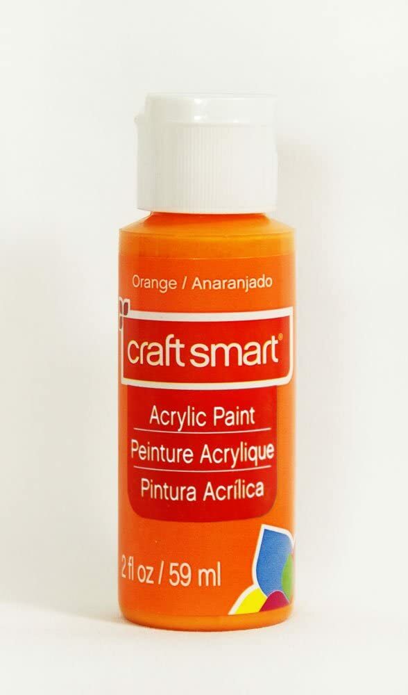 Craft Smart Acrylic Paint Orange 2 Fl.oz. Bottle | eBay