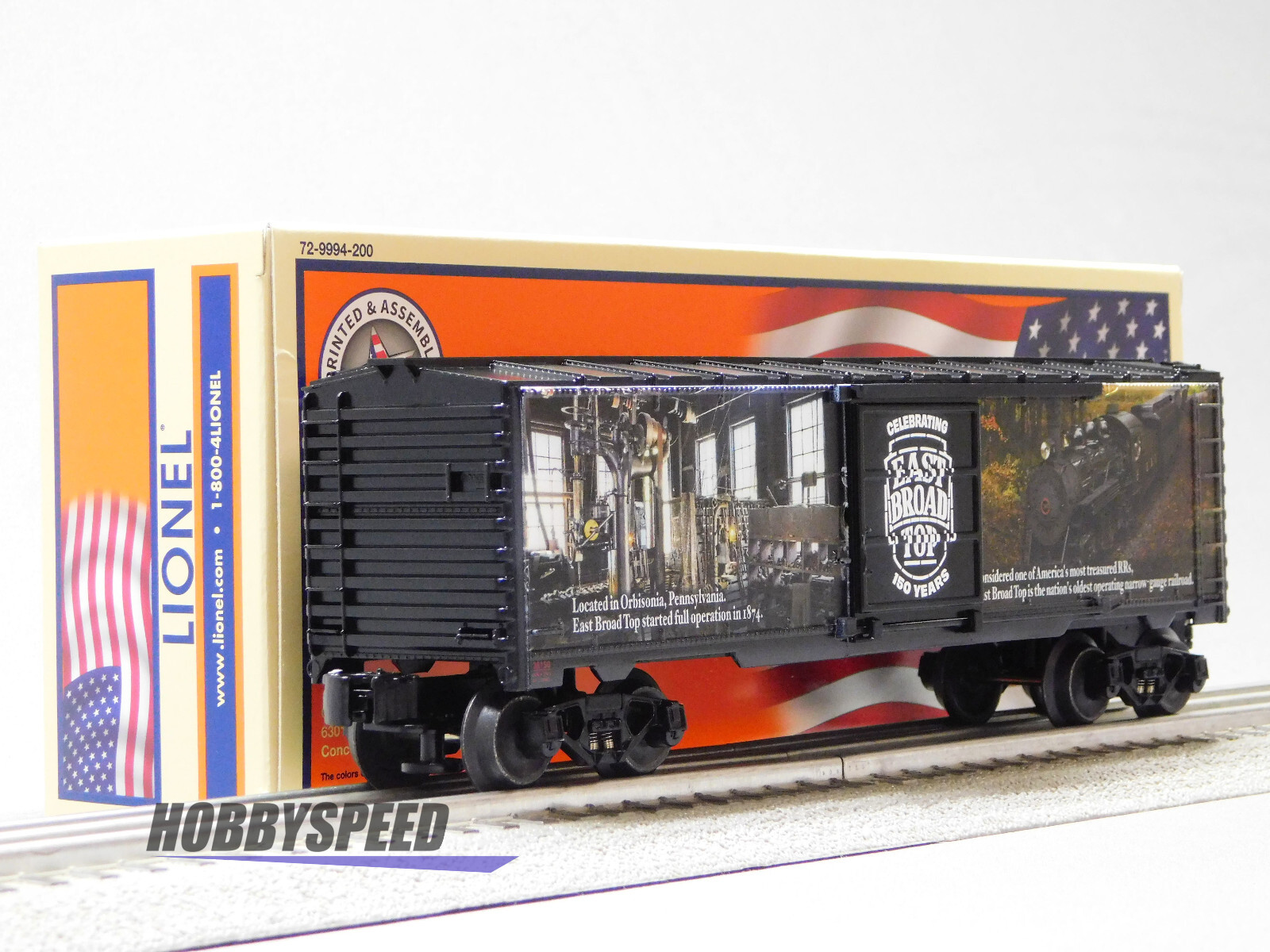 LIONEL EAST BROAD TOP 150TH BOXCAR pennsylvania tourist train MUSA ...