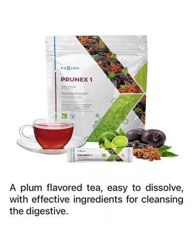 Prunex 1-Health Cleanse & Detox Colon Firber Tea Blend-28 Sticks Sugar ...