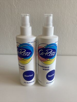2 Ca Rezz No Rinse Gentle Incontinent Wash Antibacterial Spray 8oz EXP ...