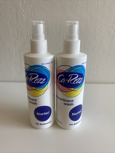 2 Ca Rezz No Rinse Gentle Incontinent Wash Antibacterial Spray 8oz EXP ...