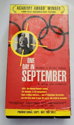 One Day in September VHS 2001 NEW SCREENING PROMO COPY RARE Michael ...