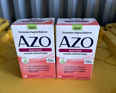 Azo Promotes Vaginal PH Balance supports odor control Suppositories 30 ...