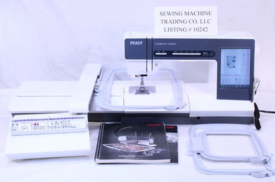 PFAFF CREATIVE VISION SEWING + EMBROIDERY MACHINE -GERMAN DESIGN ...