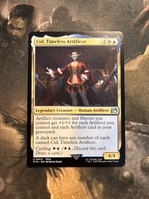 MtG Magic The Gathering Cid, Timeless Artificer (0414) Final Fantasy ...