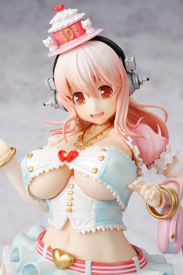 Super Sonico 10th Anniversary 1/7 Figure Birthday Party ver Super Sonico 10th Anniversary 1/7 Figure Birthday Party ver