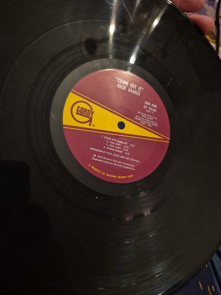 Rick James Vinyl Lot x3 LP Street Signs/Come Get it/ Bustin Out Of L ...