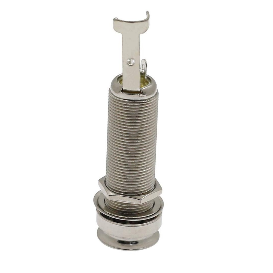 2Pcs 1/4" Stereo Mono End Pin Output Jack Socket for Acoustic Guitar ...