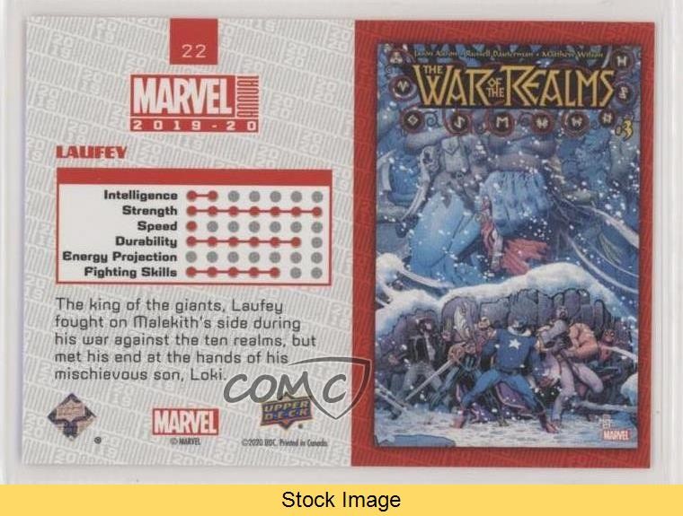 2019-20 Upper Deck Marvel Annual Variant Cover Laufey #22 READ 12g7 | eBay