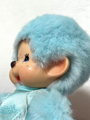 Monchhichi Light Blue S Size Plush Doll - Vintage Used Condition | eBay