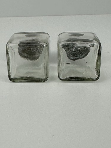 Set Of 2 Mini Cube Salt & Pepper Shakers | eBay