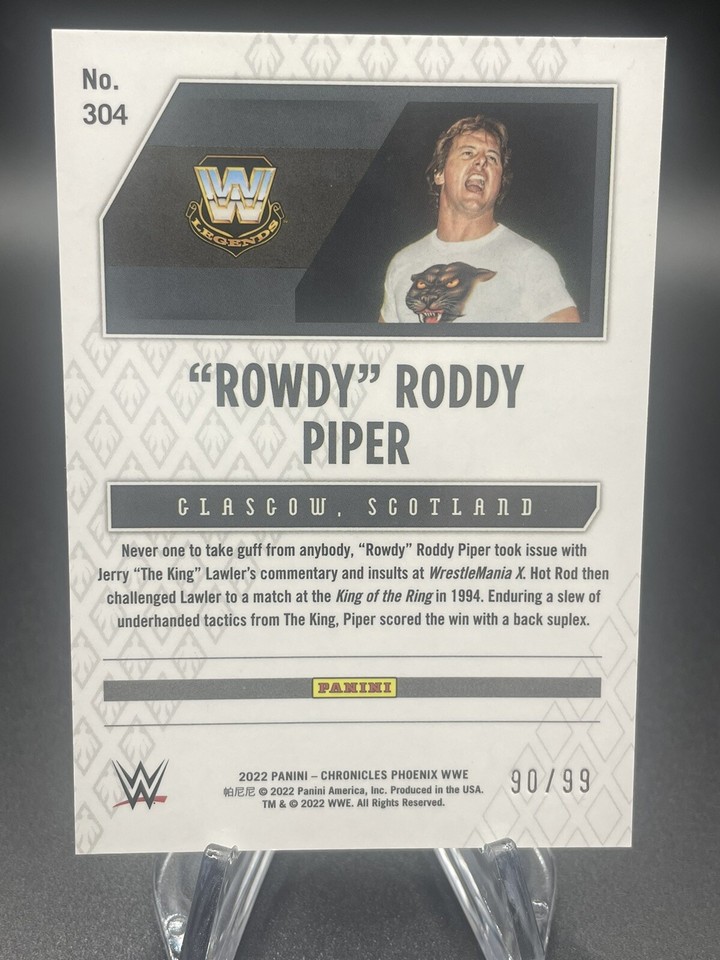 2022 WWE Chronicles “Rowdy” Roddy Piper Blue Phoenix /99 | eBay