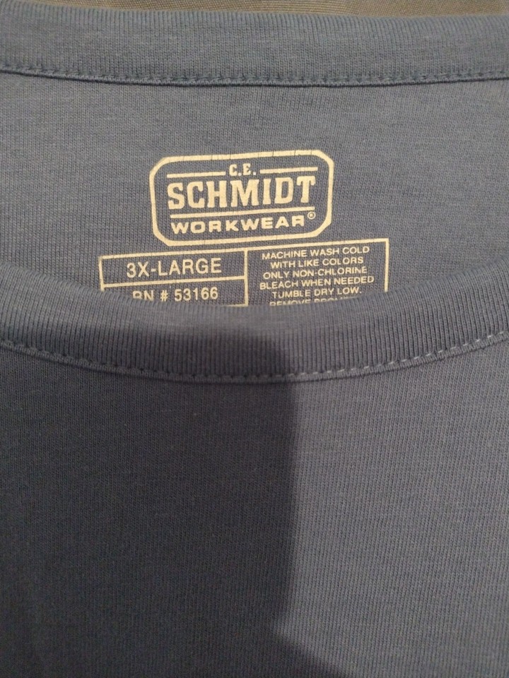 C.E. Schmidt Workwear Mens Long Sleeve Shirt Size 3XL / New With Tags ...