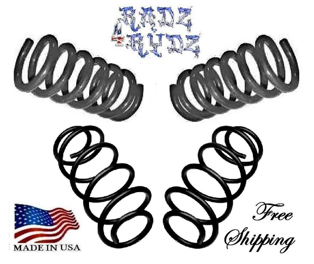 2009-2018 Dodge Ram 1500 2WD 2" F, 4" R Drop Lowering Coil Springs ...