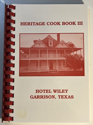 Vtg Heritage Cook Book II Cookbook Food Cooking Hotel Wiley Garrison ...