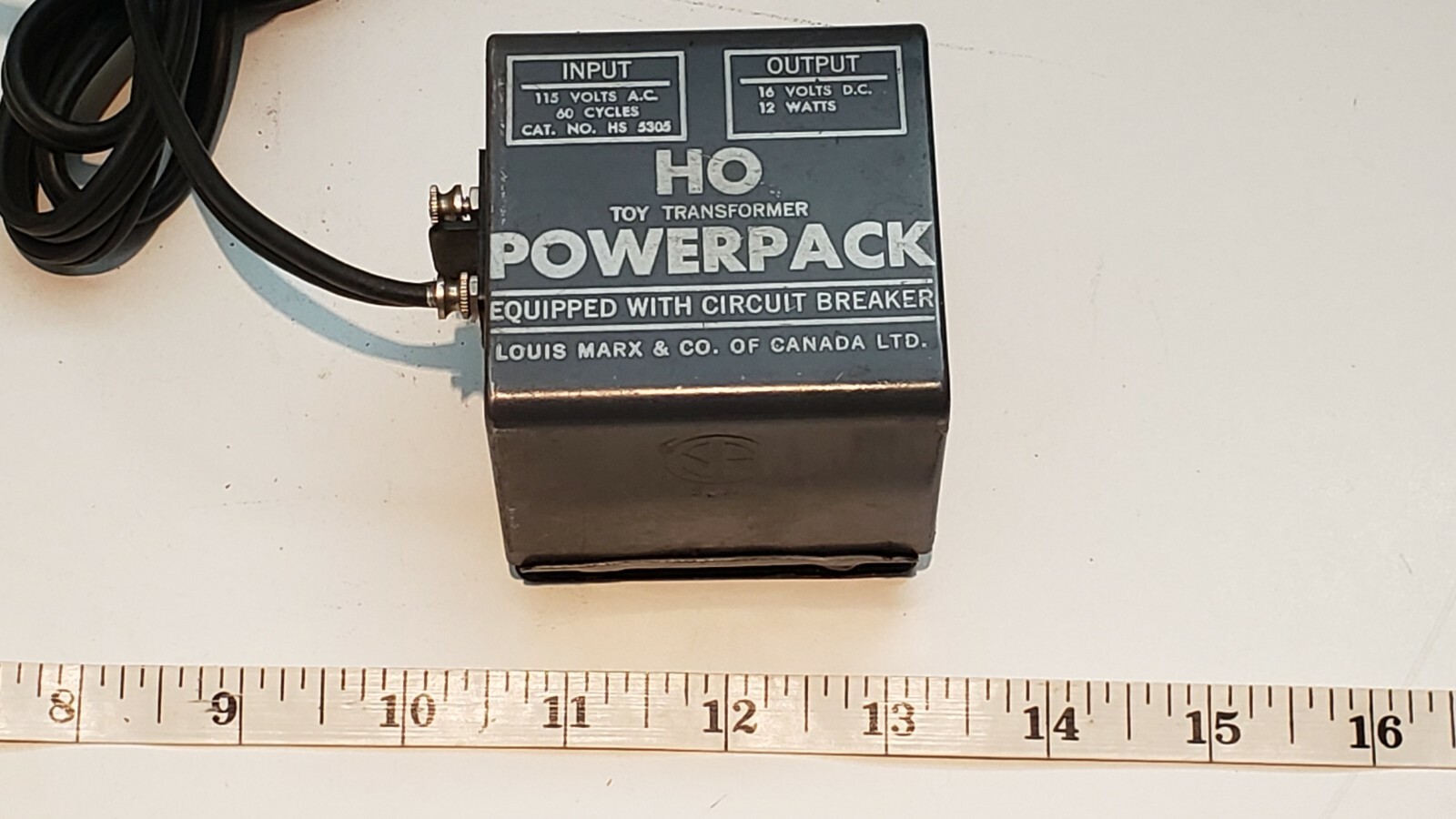 Marx HO Train Transformer Power Pack 5305 | eBay