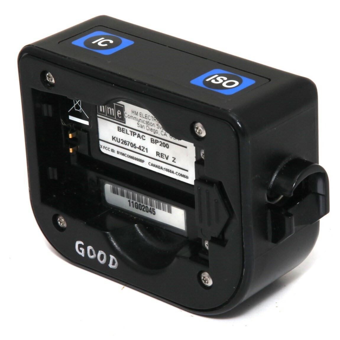 2x HME Beltpack Belt Pack BP200 For Clear-Com Base DX200 DX210 Wireless ...