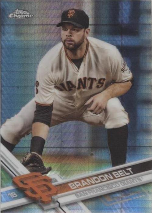 2017 Topps Chrome - Brandon Belt #176 Prism Refractor for sale online ...