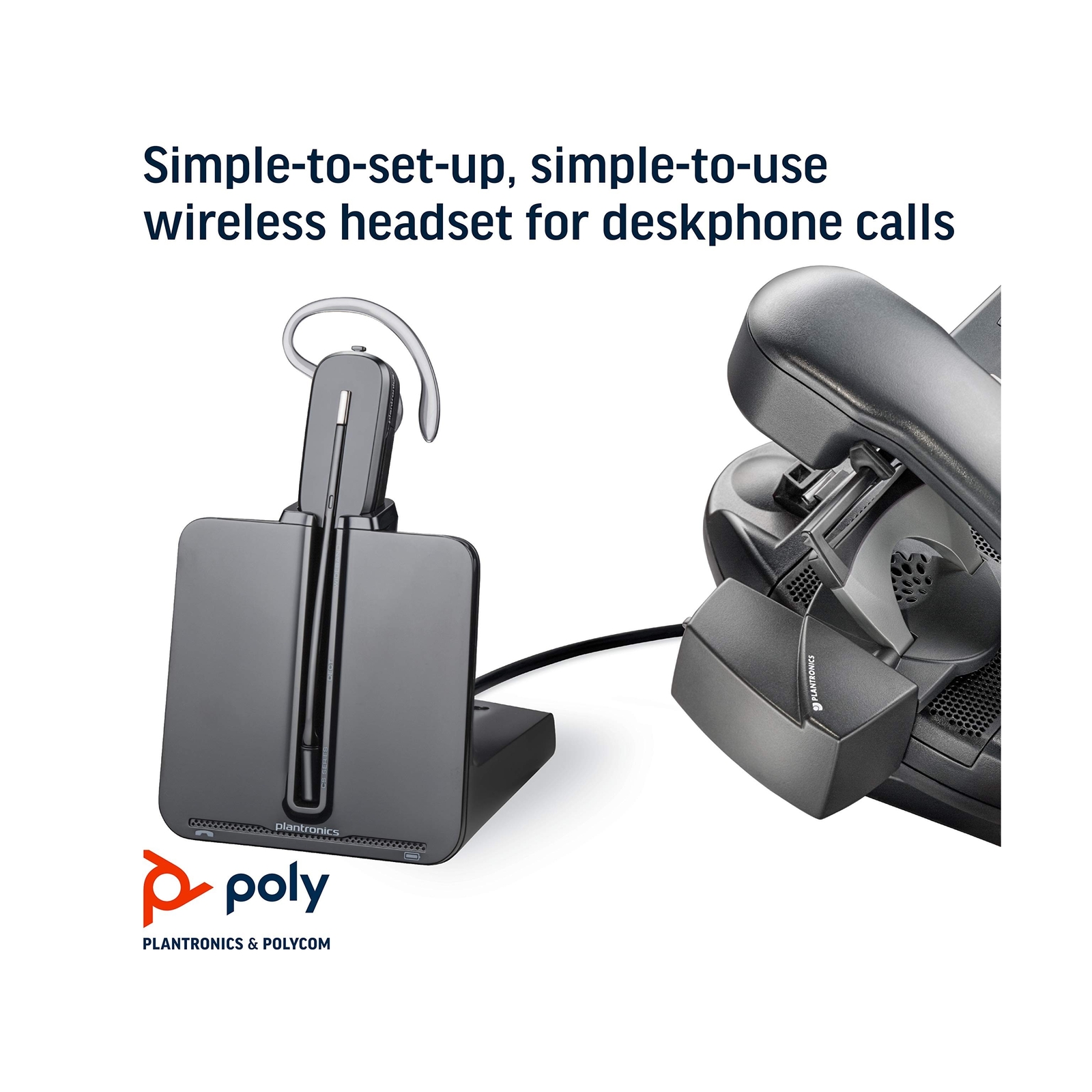 Plantronics CS540/HL10 Wireless Headset System - Black for sale online ...