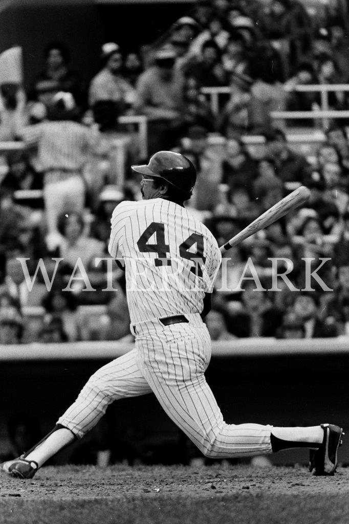 AA650 Reggie Jackson Yankees 44 Swing Baseball 8x10 11x14 16x20 Photo ...