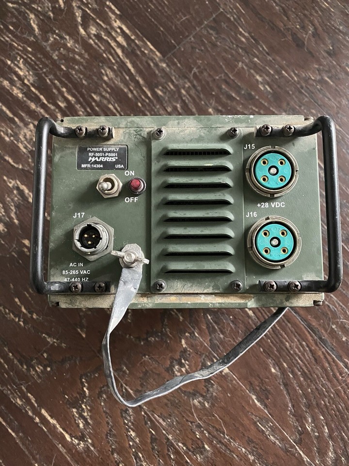Used Military Truck Radio Harris Power Supply RF-5051 PS-125C, Decent ...
