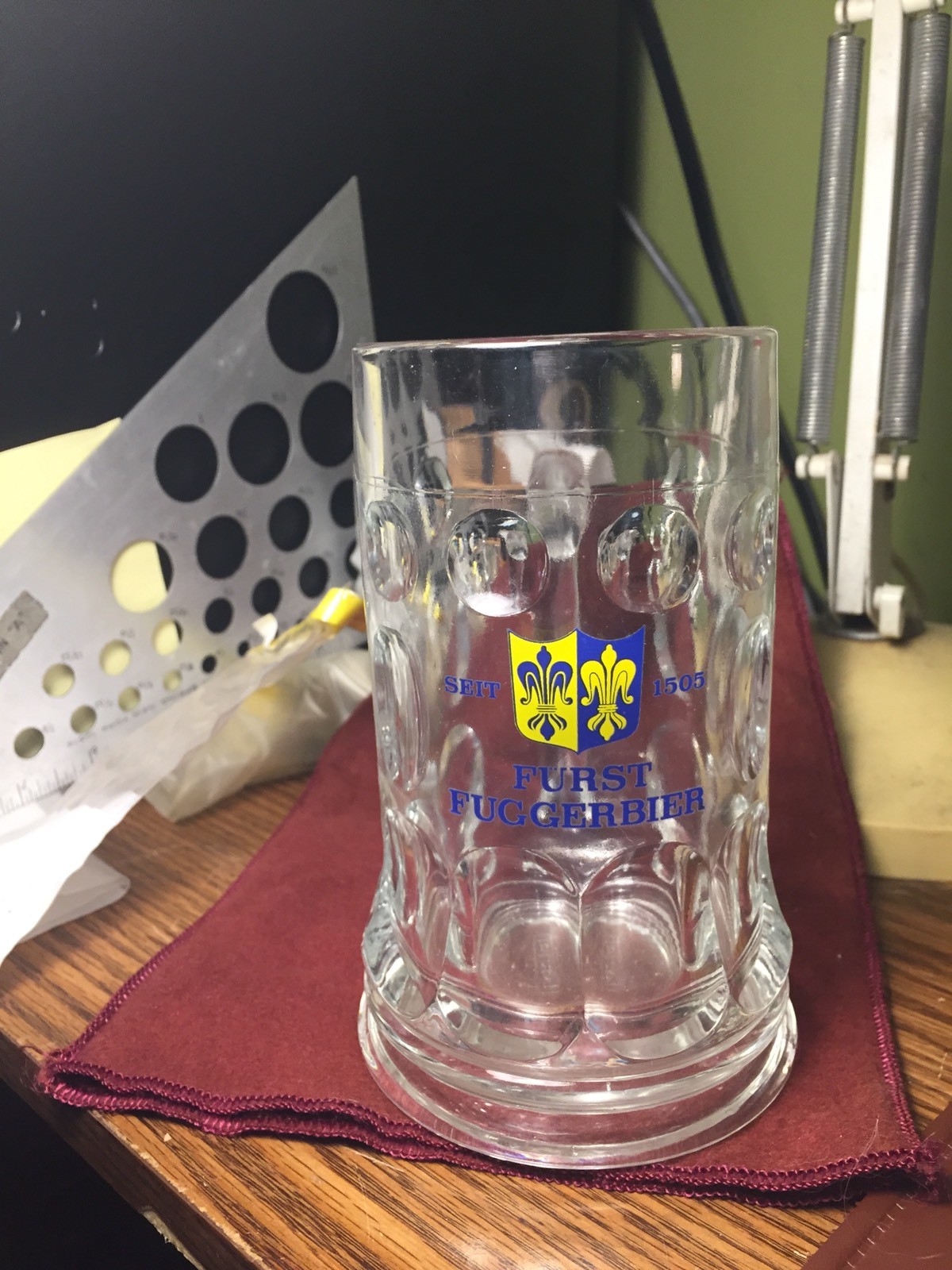 Vintage Rastal Beer Handled Glass Mug 0.4 L Furst Fuggerbier | eBay