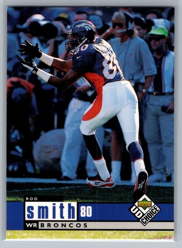1998 Upper Deck CHOICE Card # 327 Rod Smith - Denver Broncos | eBay