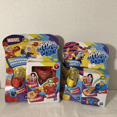 Marvel Hydro Pods Hulkbuster Aqua Armor & Starter Pack Set | eBay