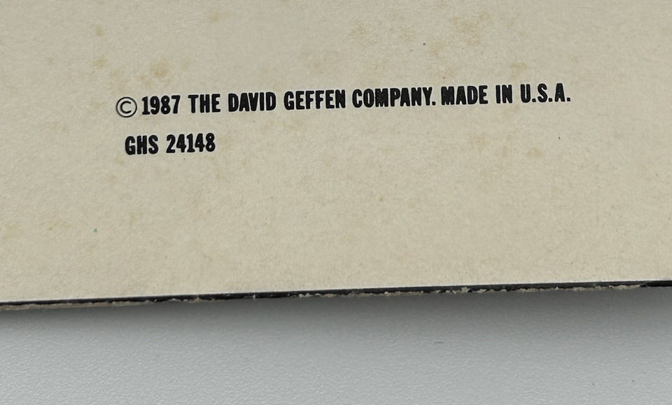 Guns n Roses 1987 Appetite For Destruction Album Cover And Sleeve Only ...