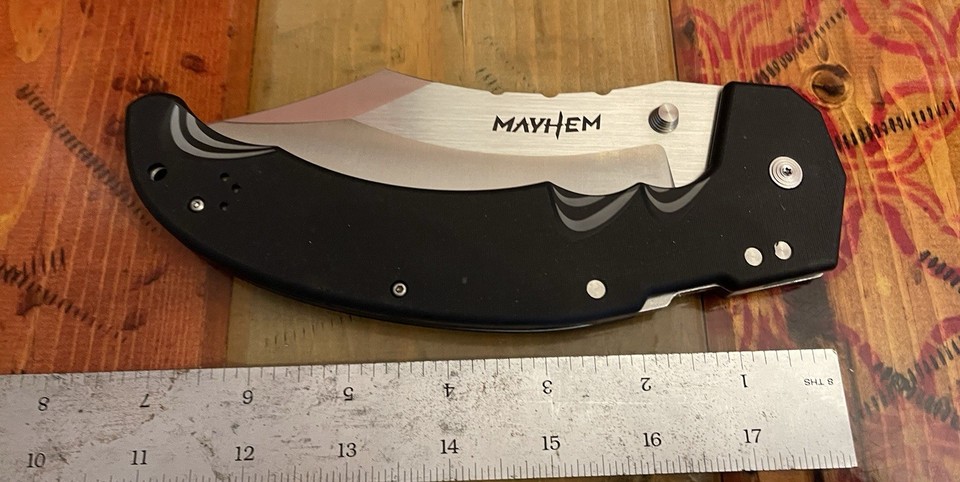 Cold Steel Mayhem Atlas Lock Cleaver Knife | eBay