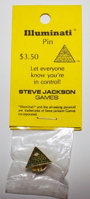 Illuminati Game Finance & Supply Logo Metal Enamel Pin Steve Jackson ...