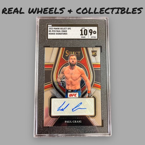 2022 Panini Select UFC - Rookie Signatures Paul Craig #RS-PCR (AU, RC ...