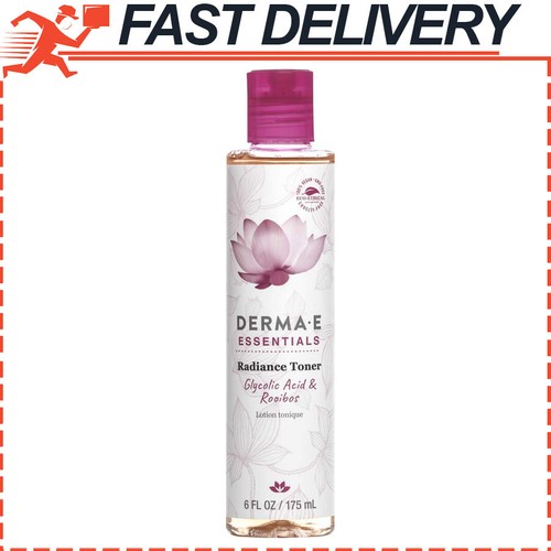 DERMA E Radiance Toner Facial Toner w/ Glycolic Acid & Rooibos ...