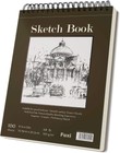 9 x 12 inches Sketch Book, Top Spiral Bound Sketch Pad, 1 Pack 100 ...