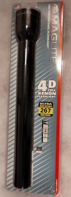 Maglite 4D Pro Xenon Torch Flashlight 267 Metres 4-Cell D Mag-Lite USA ...