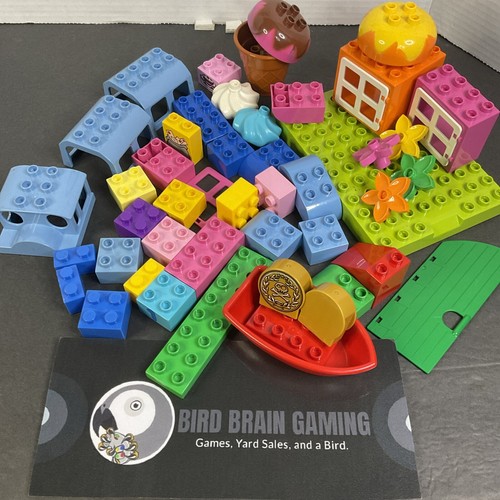 Lego Duplo Train Engineer's Cabin, Spare Parts 1 fig, Duplo Blocks 55 ...