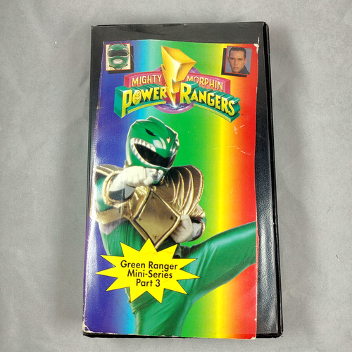 Mighty Morphin Power Rangers VHS Video Series Part 3 "Green With Evil ...