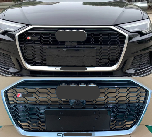 2019-2022 For Audi A6 S6 RS6 Front bumper black mesh Grill grille | eBay