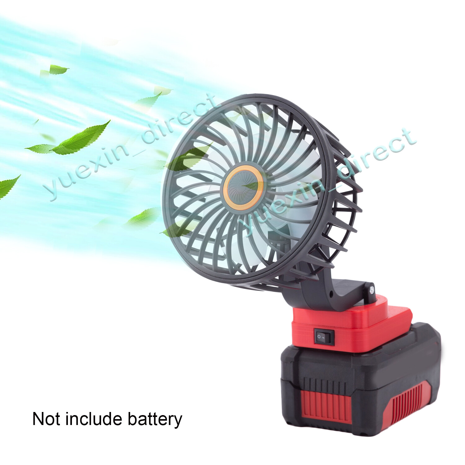 Wireless Desk Fan Rechargeable Battery Operated Fan Camping for Ozito ...