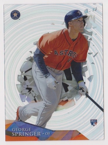 GEORGE SPRINGER 2014 Topps High Tek Baseball WHIRLPOOL PATTERN Rookie ...