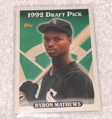 BYRON MATHEWS 1993 Topps Draft Picks Base RC #612 White Sox | eBay