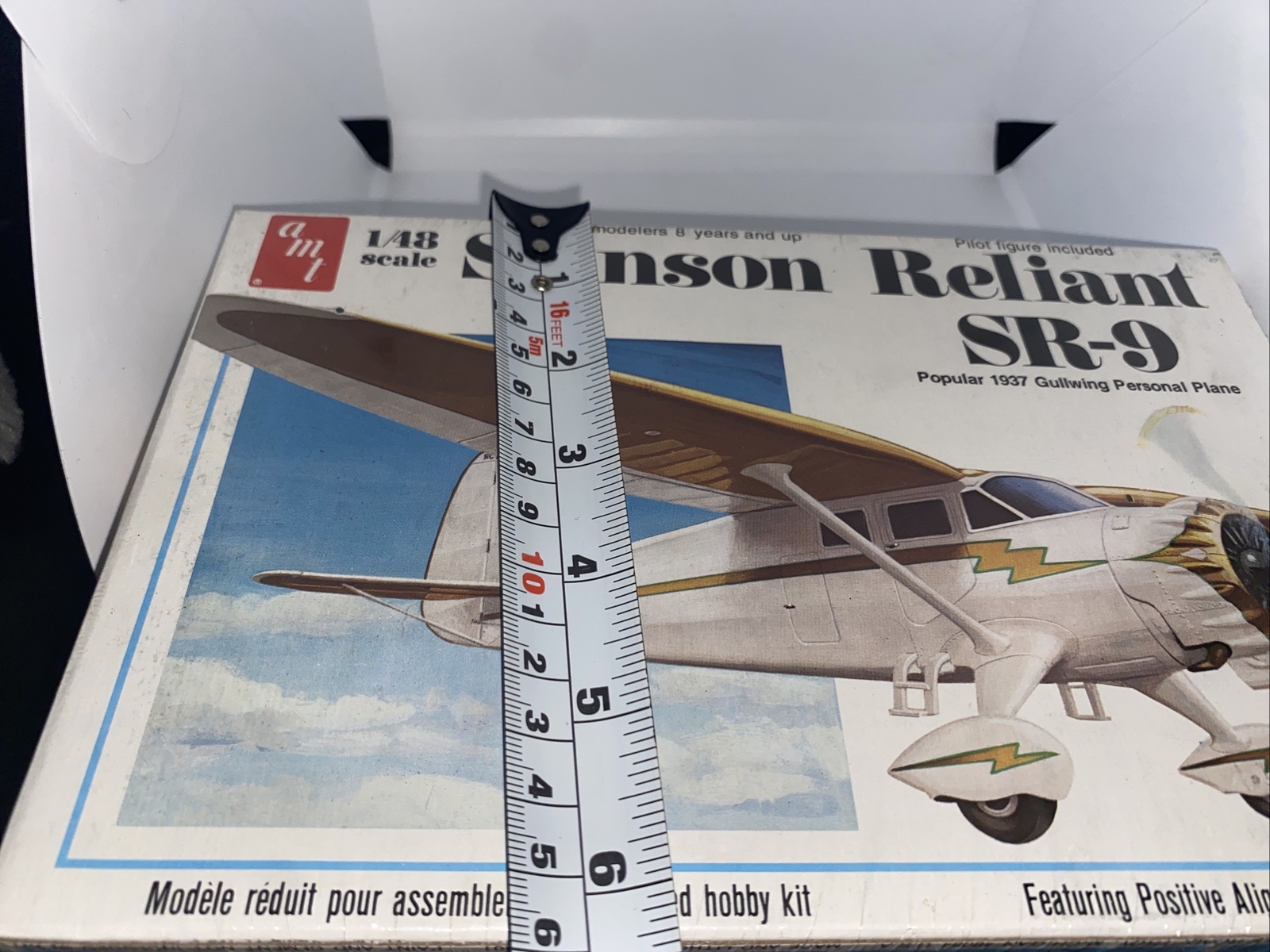 1/48 Aircraft Scale Model Kit AMT T639 Stinson Reliant Sr-9 1937 ...