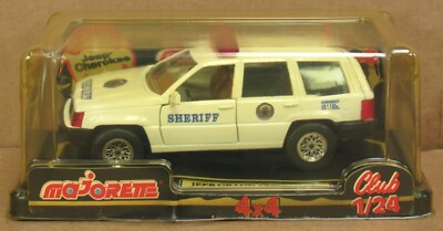 Majorette Jeep Grand Cherokee (White/Sheriff) 1:24 NOS | eBay