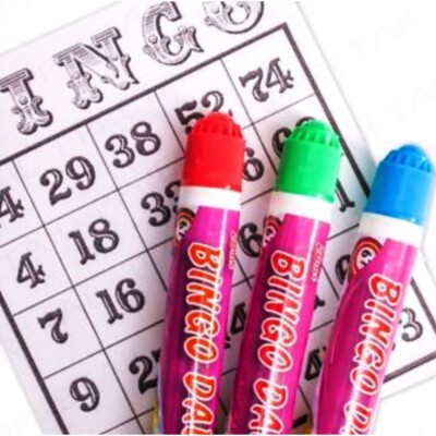 Bingo Dabbers Marker Pens Mixed Colours Non Drip Ink Dabber Set | eBay UK