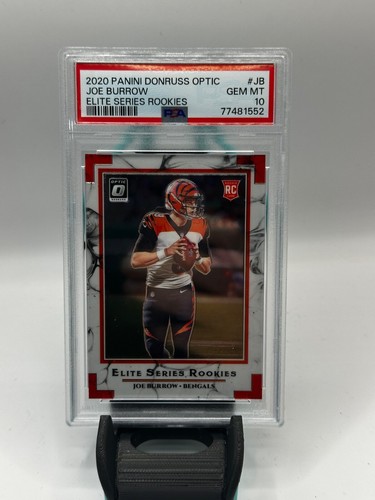 JOE BURROW 2020 PANINI DONRUSS OPTIC ELITE SERIES ROOKIES ELITE SERIES ...