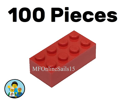 EB Genuine LEGO Red 2x4 Bricks Part #3001 100 Pieces 220g | eBay